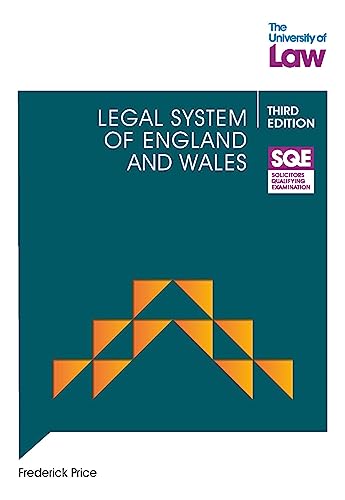 SQE - Legal System of England and Wales 3e by Frederick Price | Goodreads