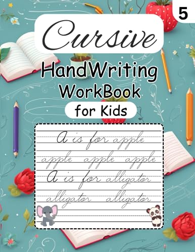 Cursive Writing Workbook: Discovering Uppercase and Lowercase Letters ...