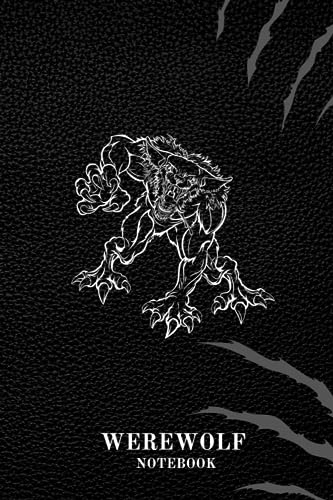 Werewolf Notebook: 100 Page Supernatural, Folk Lore, Horror Themed ...
