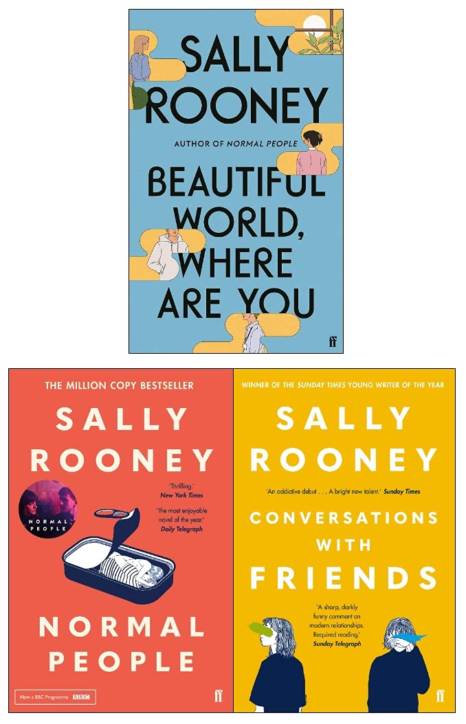 Sally Rooney Collection 3 Books Set: Beautiful World Where Are You ...