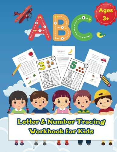 ABC Letter & Number tracing workbook for kids: Learning To Write ...