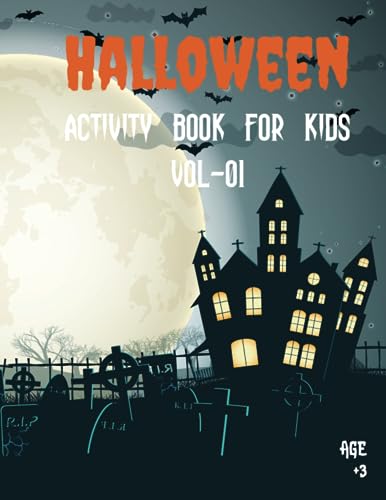 Halloween Activity Book For Kids Vol-01 | Trick or Treat: Coloring ...