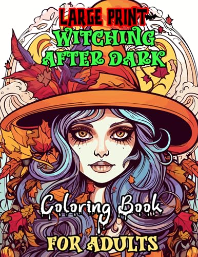 Satanic Devil Large Print Halloween Coloring Book For Adults: Freak ...
