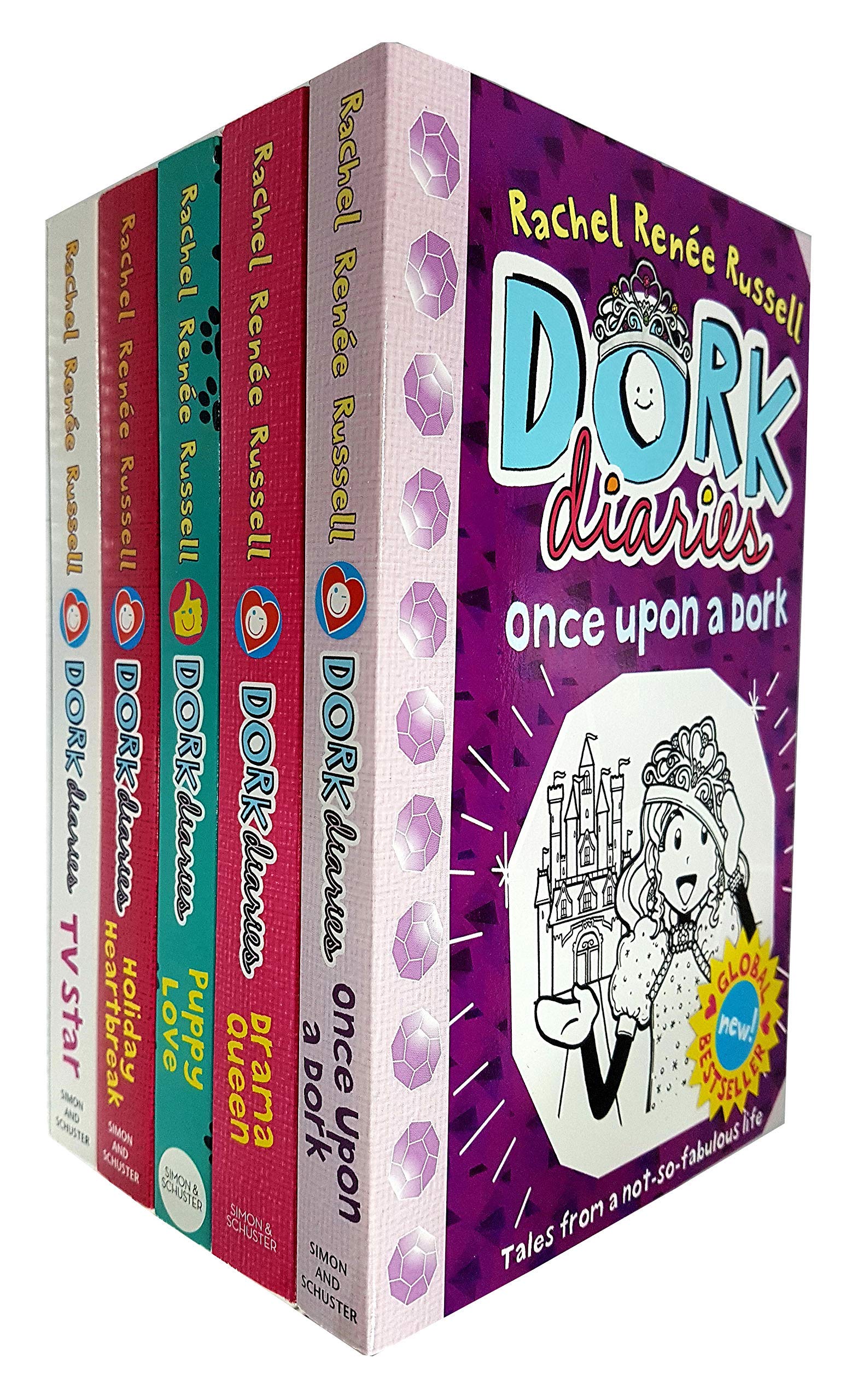 Dork Diaries Collection 5 Books Set by Rachel Renee Russell by Rachel ...