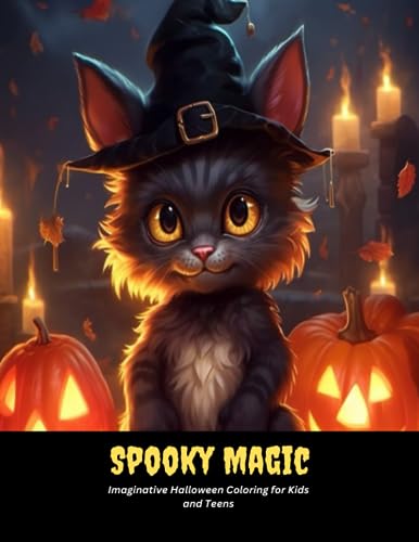 Spooky Magic: Imaginative Halloween Coloring for Kids and Teens, 50 ...
