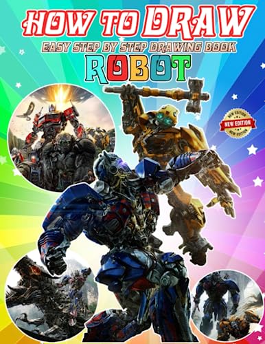 How to Draw Robots + Coloring Pages: Learn How to Draw Cute Character ...