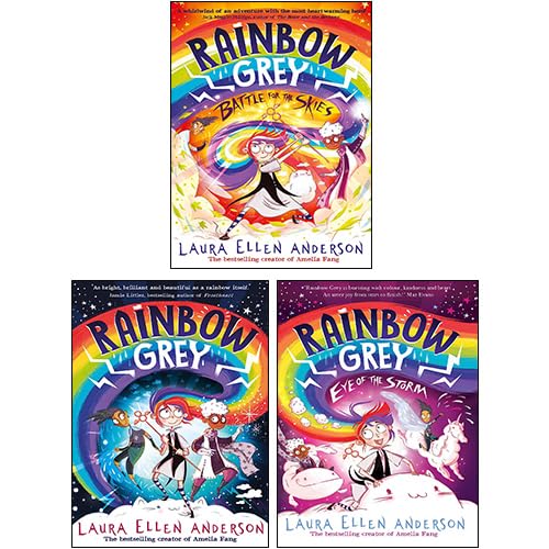 Rainbow Grey Series 3 Books Collection Set By Laura Ellen Anderson by ...