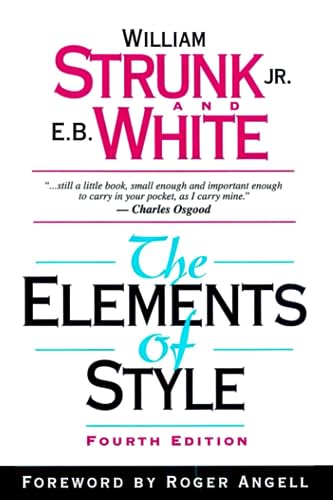 The Elements of Style: 4th Original Edition by William Strunk Jr ...