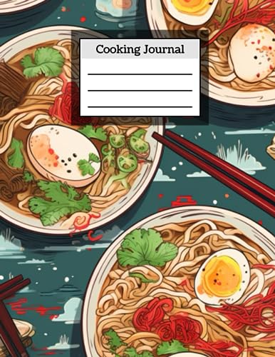 Cooking journal: 120 pages - 8,5x11 in - Blank white linered paper ...