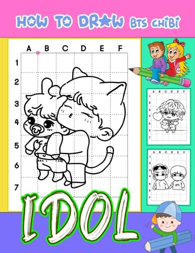 How to Draw Idol: Easy and Simple Illustration Pages of an Iconic Kpop ...