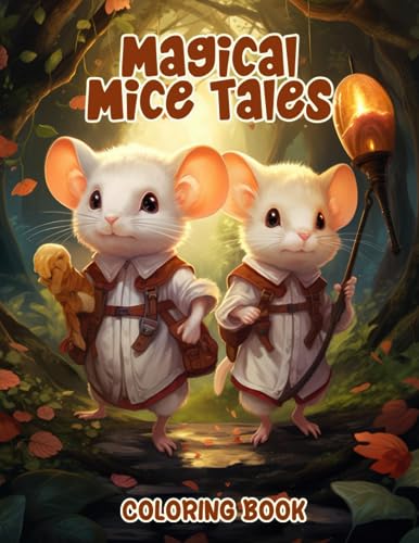 Magical Mice Tales Coloring Book: Journey into a Land of Wonder with 30 ...