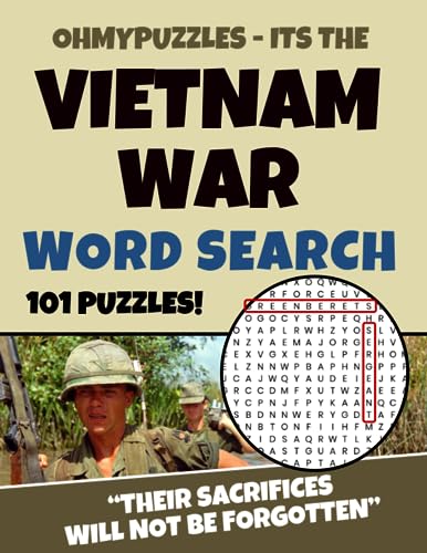 It’s the Vietnam War Word Search: 101 large print enjoyable, easy to ...