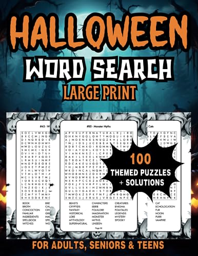 Haunted Word Hunts: A Halloween Word Search Adventure - Spooky Word ...