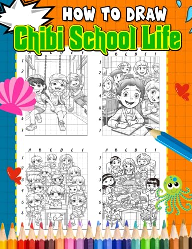 How To Draw Chibi School Life: Step-by-Step Drawing Guide for Kids ...