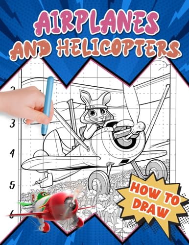 How To Draw Airplanes and Helicopters: Step-by-Step Drawing Guide for ...