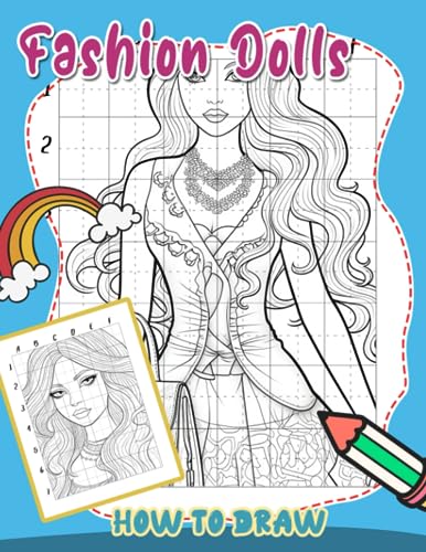 How To Draw Fashion Dolls: Step-by-Step Drawing Guide for Kids - Design ...