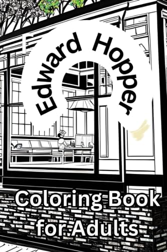 Edward Hopper: Coloring Book for Adults. 50 full page motifs by ...