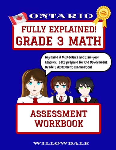 Grade 3 Math Workbook: Ontario Assessment Preparation by Willowdale ...