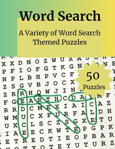 Word Search: A variety of word search themed puzzles by sb wood press ...
