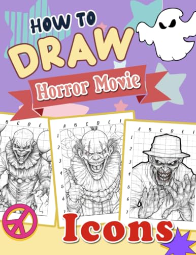 How To Draw Horror Movie Icons: Step-by-Step Drawing Guide for Thrill ...