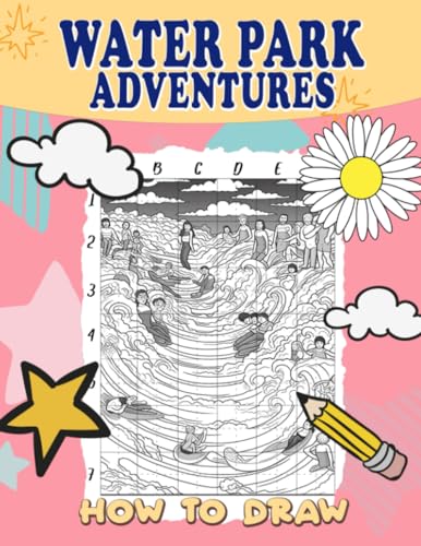 How To Draw Water Park Adventures: Step-by-Step Drawing Guide for Kids ...