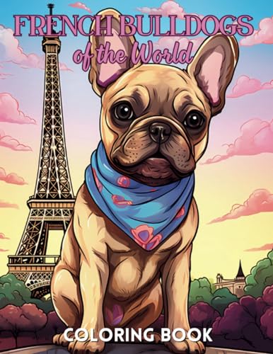 French Bulldogs of the World: Coloring Book to Celebrate Frenchies and ...