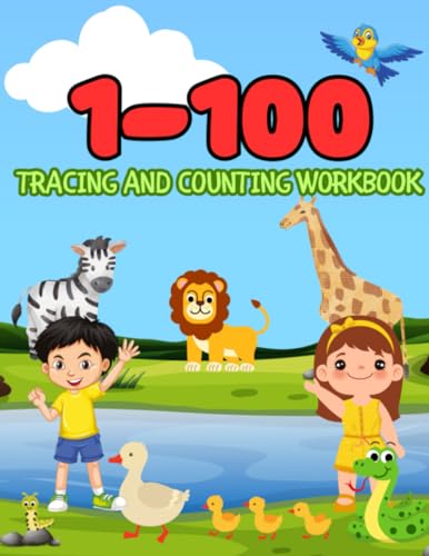 1-100 Number Tracing and Counting Workbook for Preschool and ...