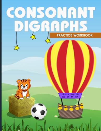 Consonant Digraphs Practice Workbook: Learn Digraph For Beginners ...