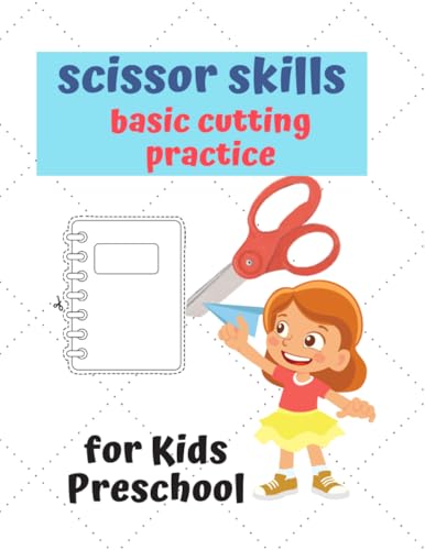 scissor skills basic cutting practice for Kids Preschool: Activity Book ...