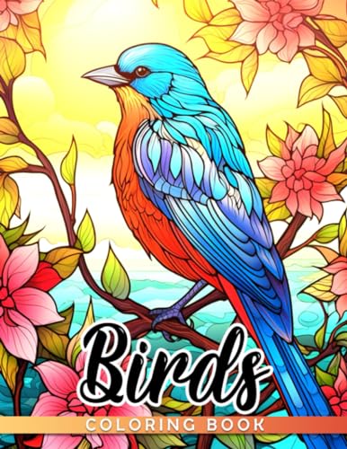 Birds Coloring Book: Wonder Book for Birds Lover | Illustrations to ...