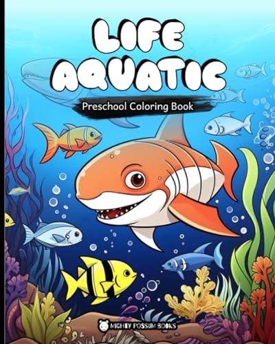 Life aquatic: Preschool Coloring Book | A Fun Activity Book For ...