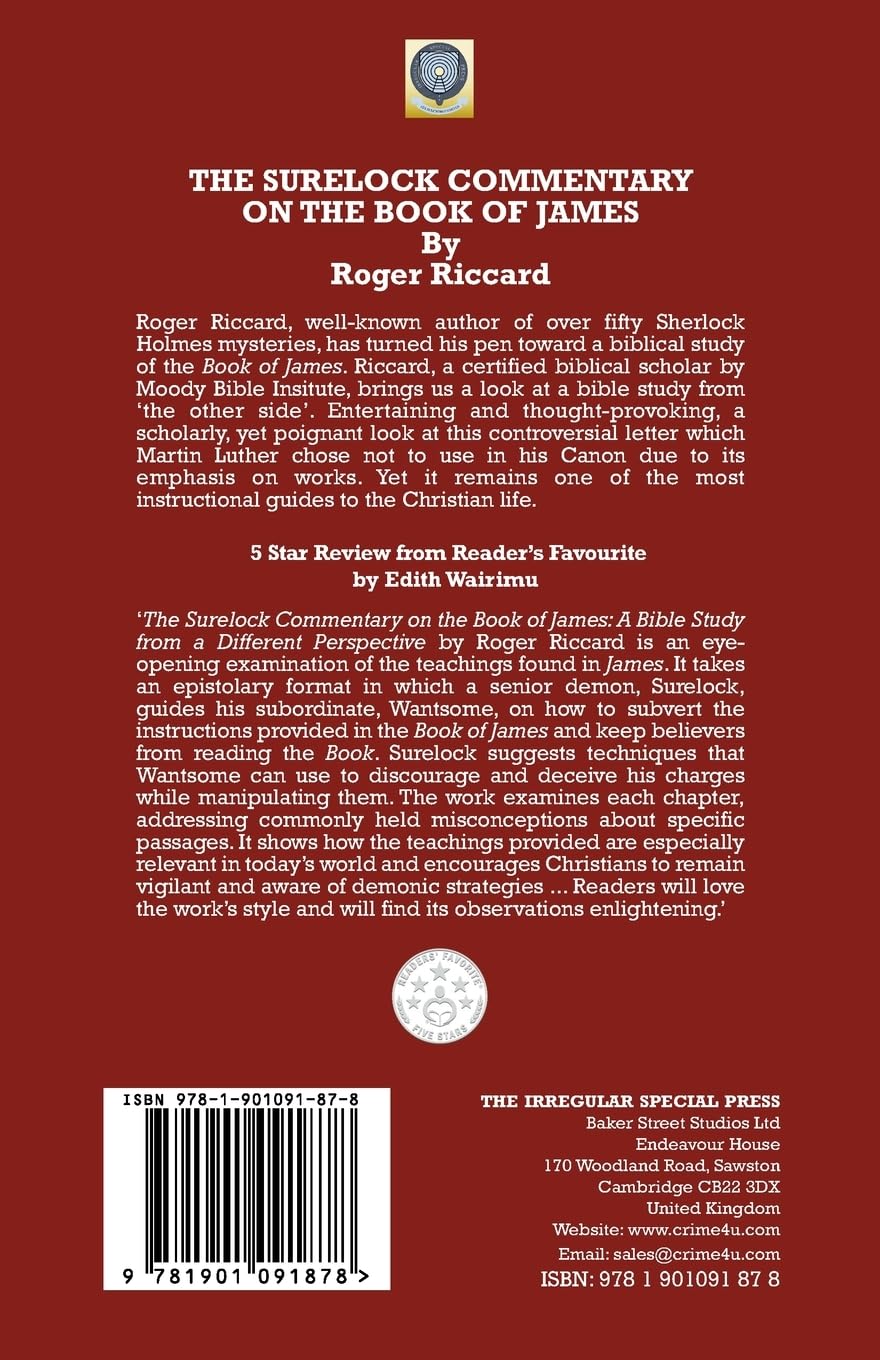 The Surelock Commentary on the Book of James: A Bible Study From A ...