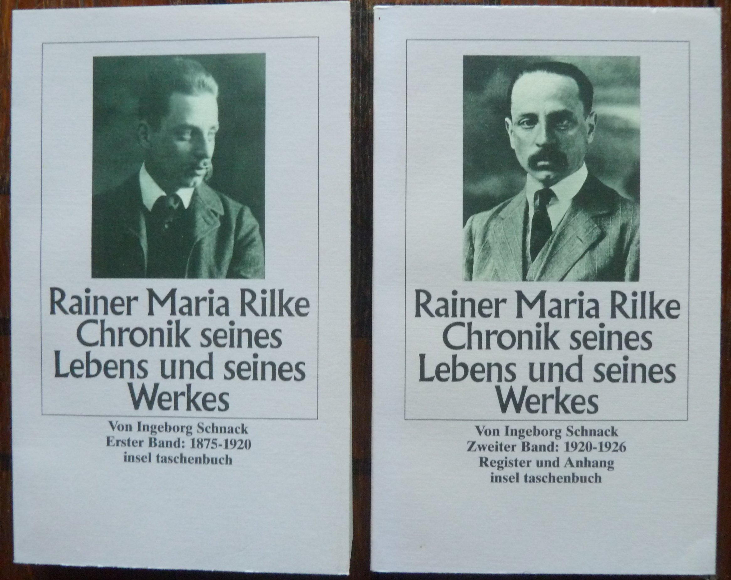 Rainer Maria Rilke, Chronik seines Lebens und seines Werkes: Ester Band ...