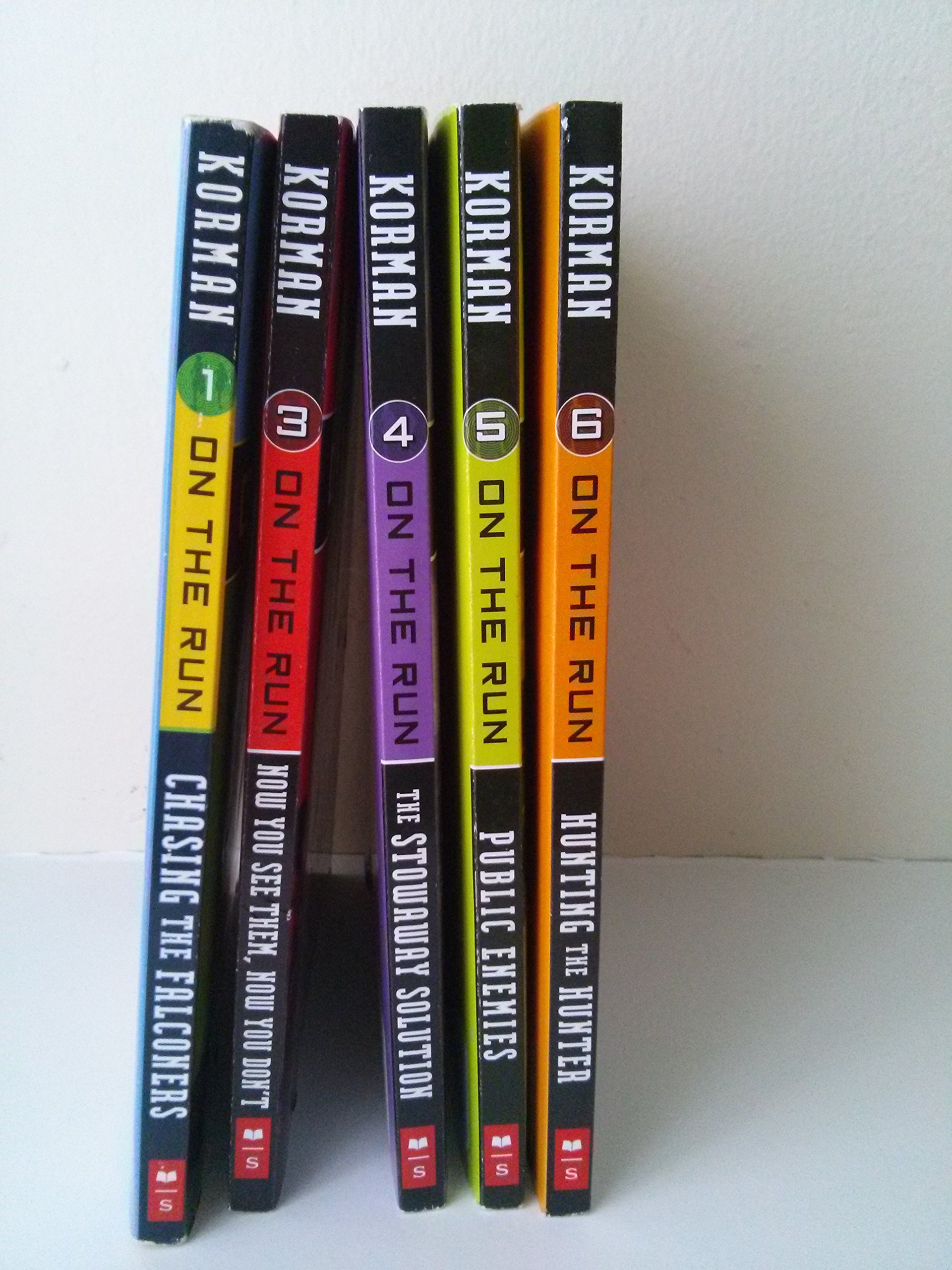 Book Sets for Kids:on the Run Series: #1 & #3-6 by Gordan Korman ...