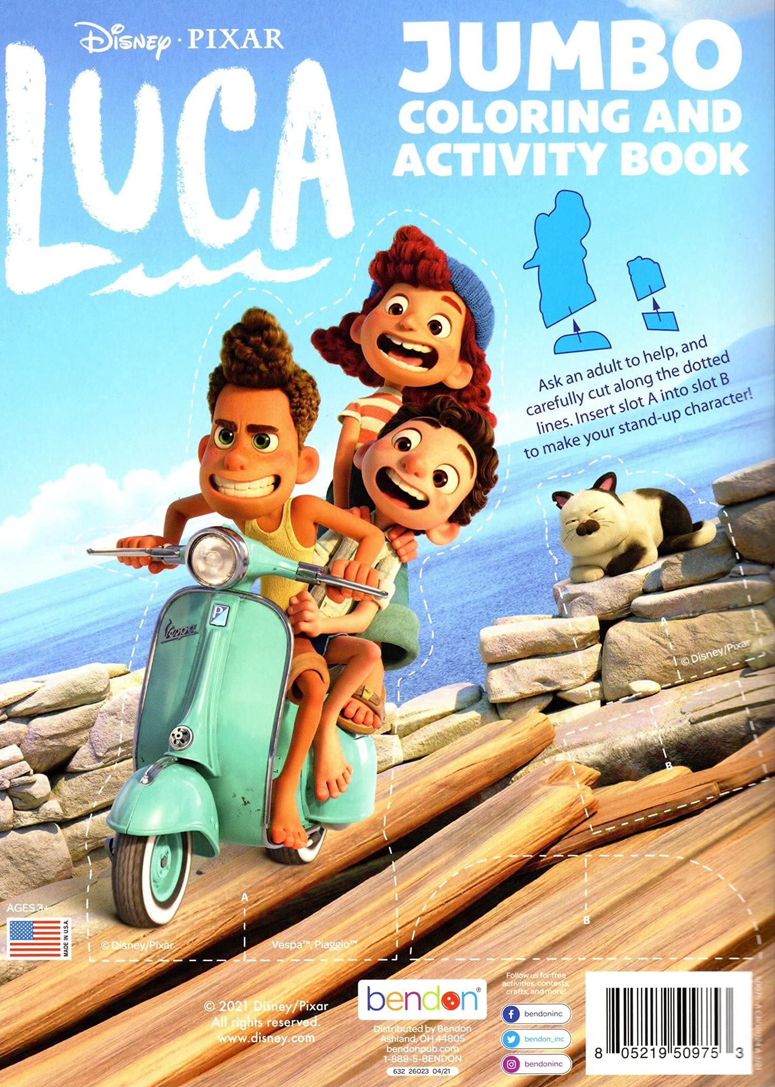 Luca - Jumbo Coloring & Activity Books + Award Stickers and Charts by ...