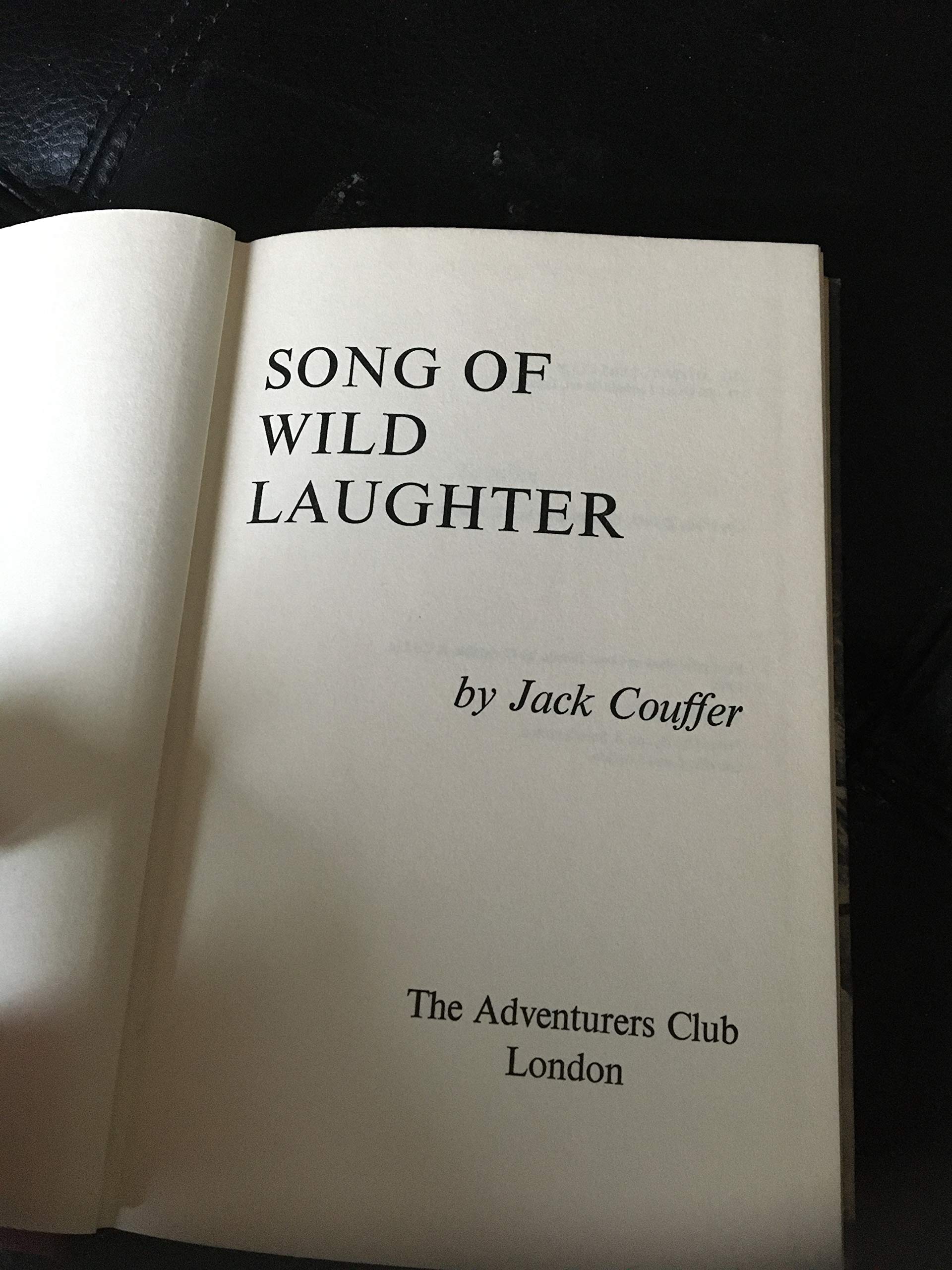 Song of wild laughter by Jack Couffer | Goodreads
