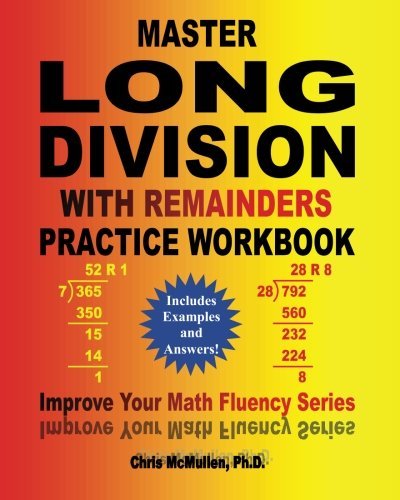 By Chris McMullen Master Long Division with Remainders Practice ...