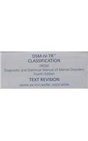 Dsm-IV Tr Classification Sheet by American Psychiatric Association ...