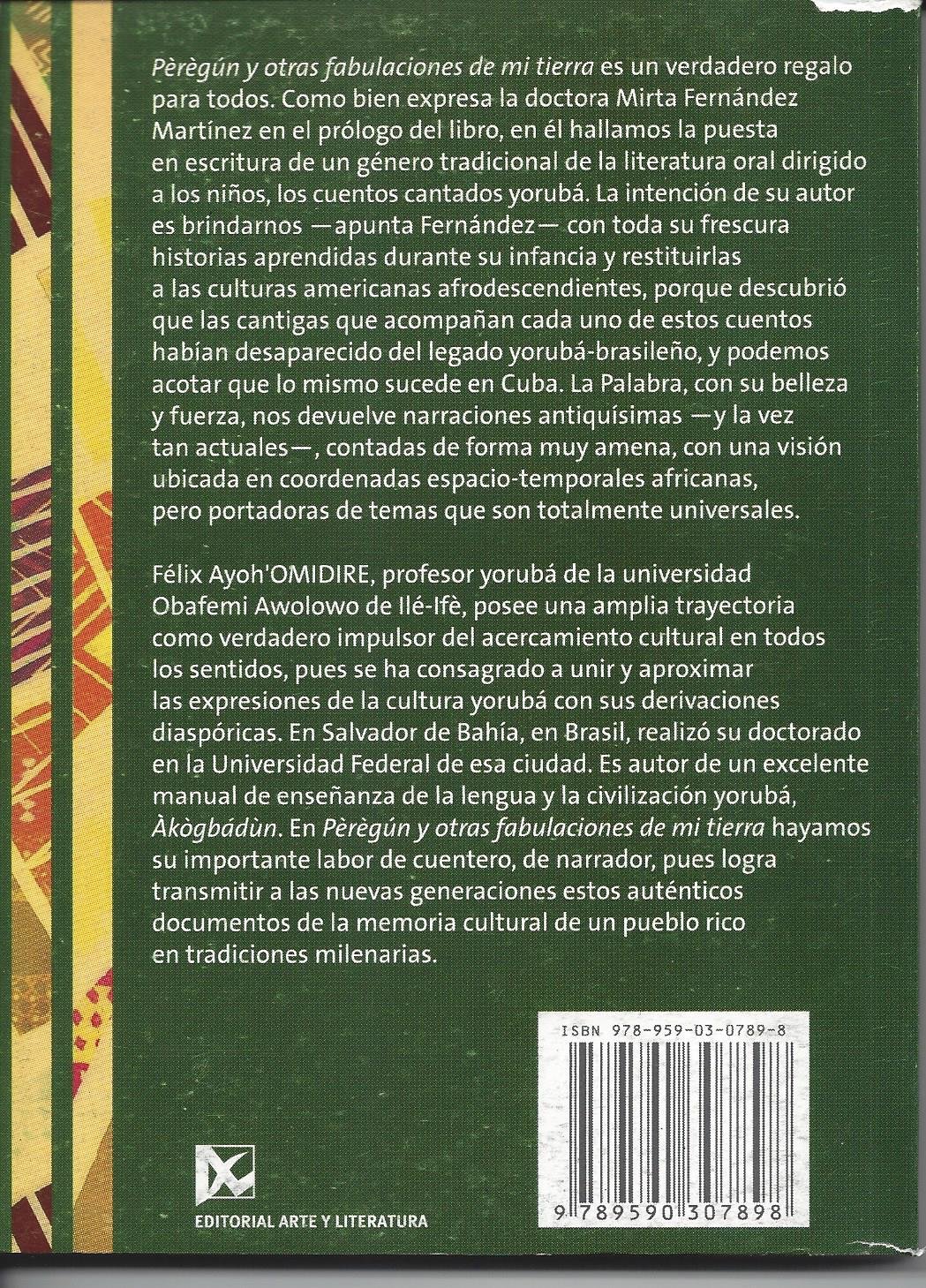 Peregun y otras fabulaciones de mi tierra by Félix Ayohomidire | Goodreads