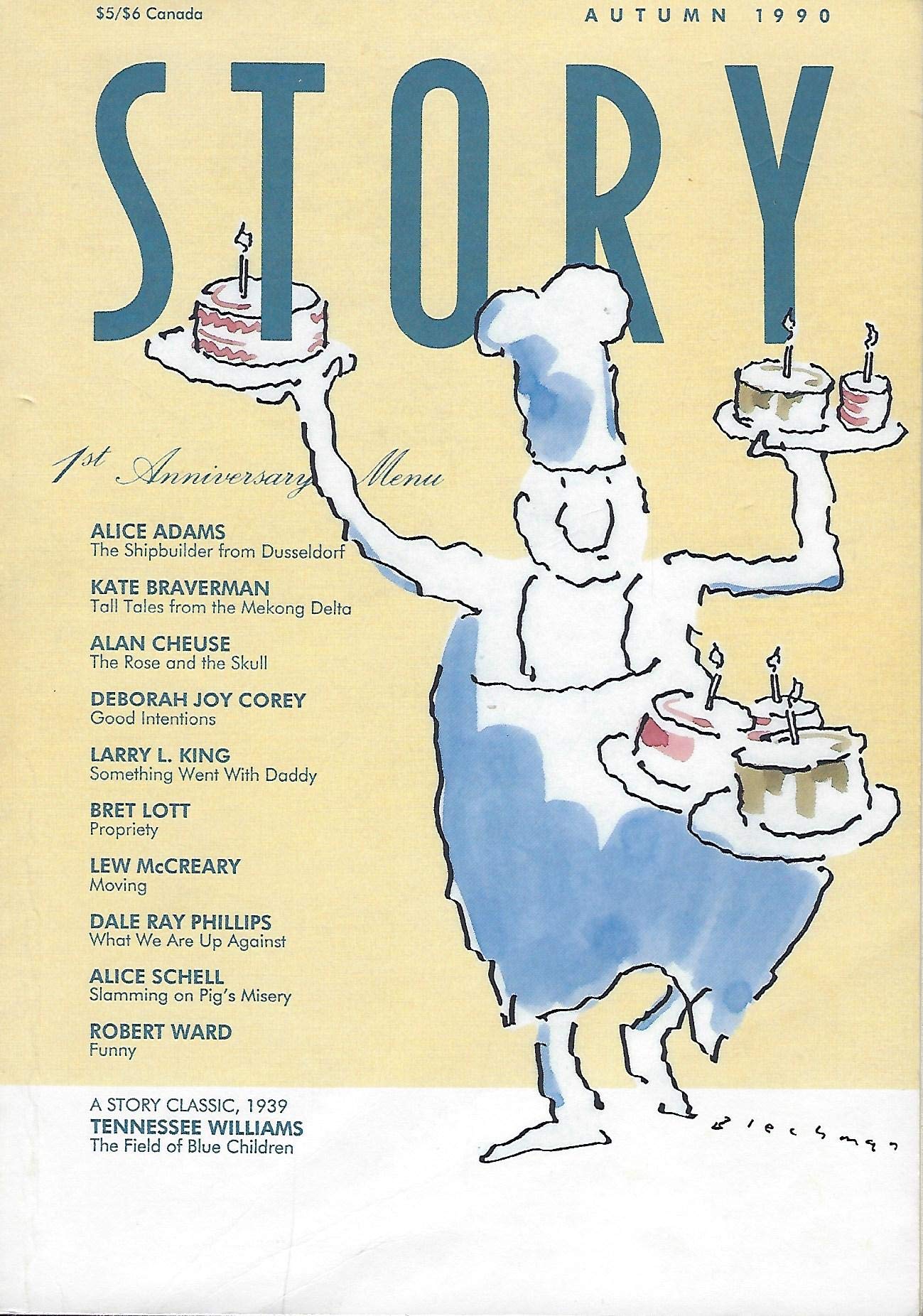 Rare Antique Story Magazine, Autumn 1990 [Hardcover] LOTT, Bret by Bret ...