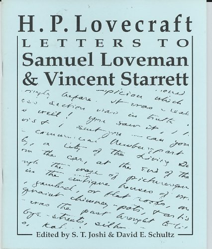 Letters to Samuel Loveman & Vincent Starrett by H.P. Lovecraft | Goodreads