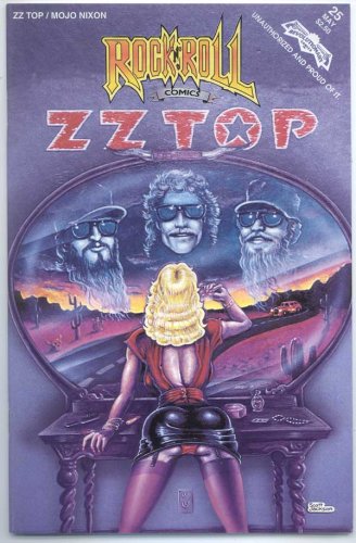 ZZ Top Rock 'N' Roll Comic, 2nd Print (Issue 25) by Jay Allen Sanford ...