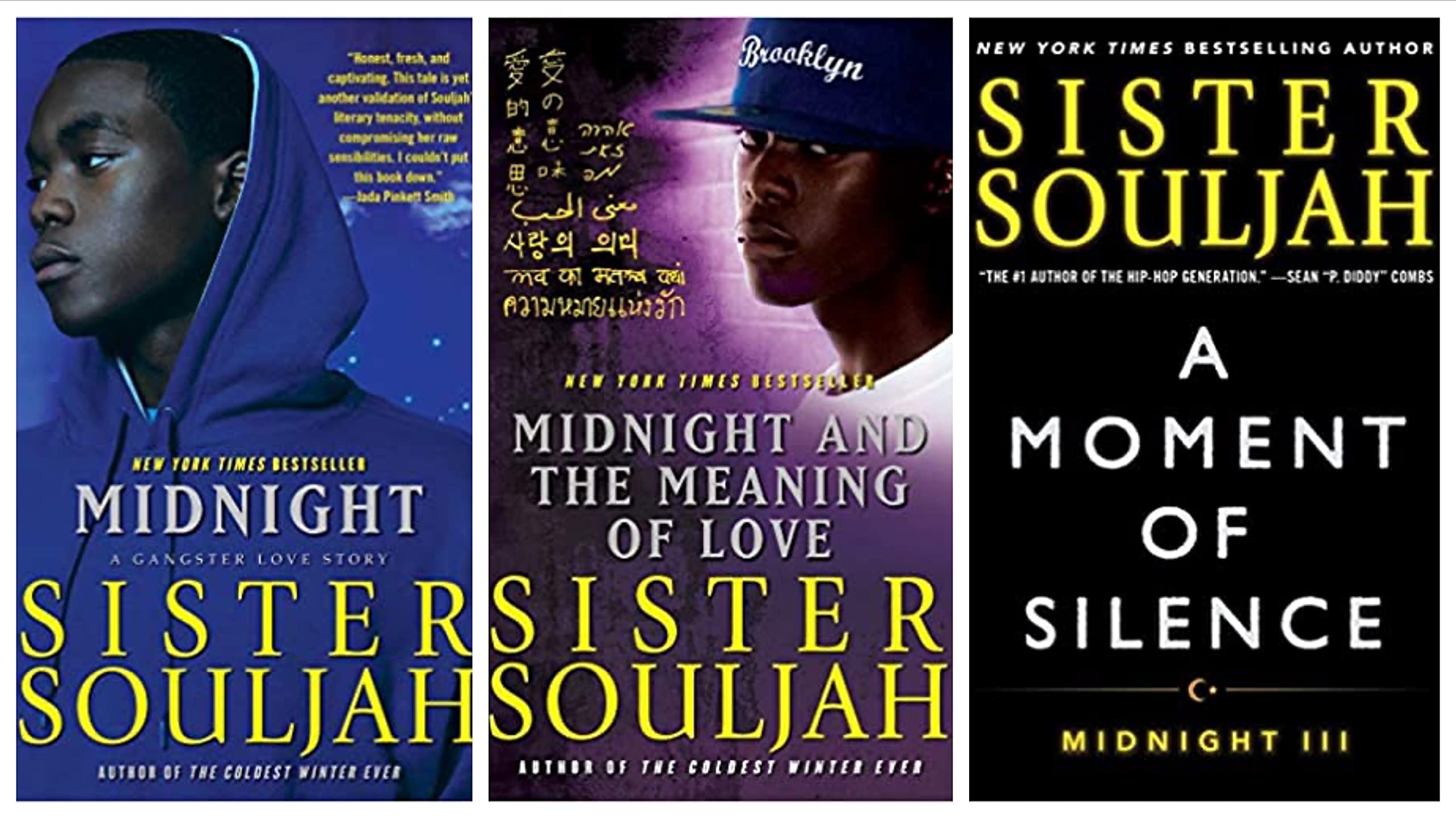 The Midnight Series Collection 3 Book Set By Sister Souljah by Sister ...