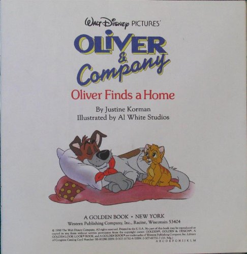 Walt Disney Pictures' Oliver & company: Oliver finds a home by J ...
