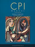 CPI Manual. Third Edition, California Psychological Inventory ...
