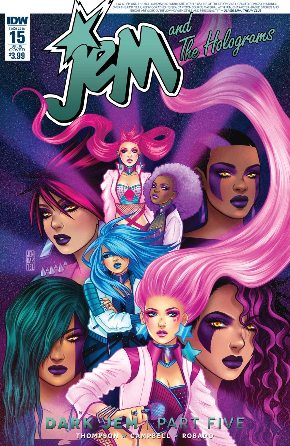 Jem and the Hologram #15 SUB Variant by Kelly Thompson | Goodreads