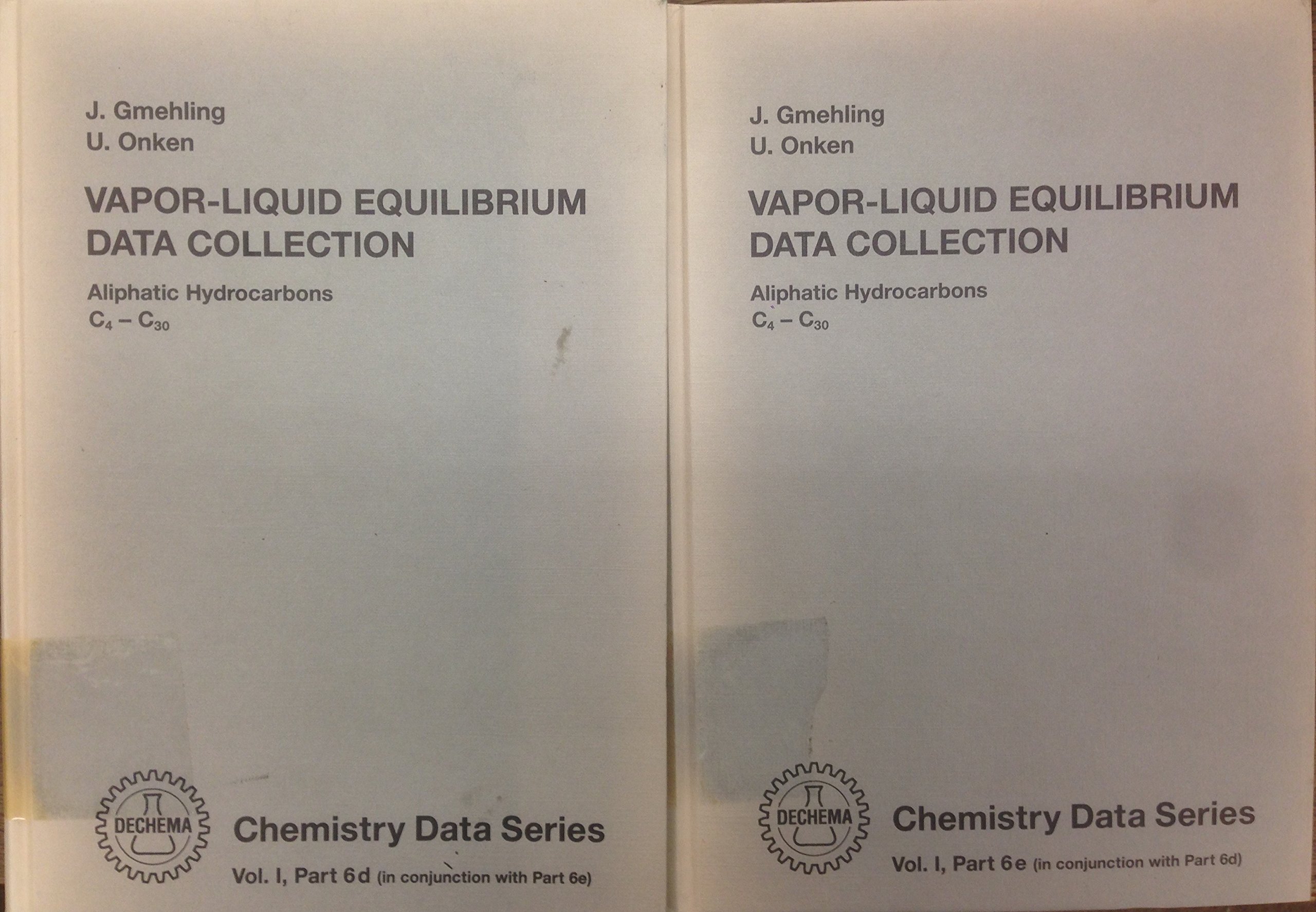 Vapor-liquid equilibrium data collection. Aliphatic hydrocarbons C4-C30 ...