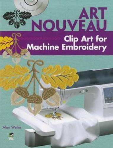 Art Nouveau Clip Art for Machine Embroidery (Dover Clip Art Embroidery ...