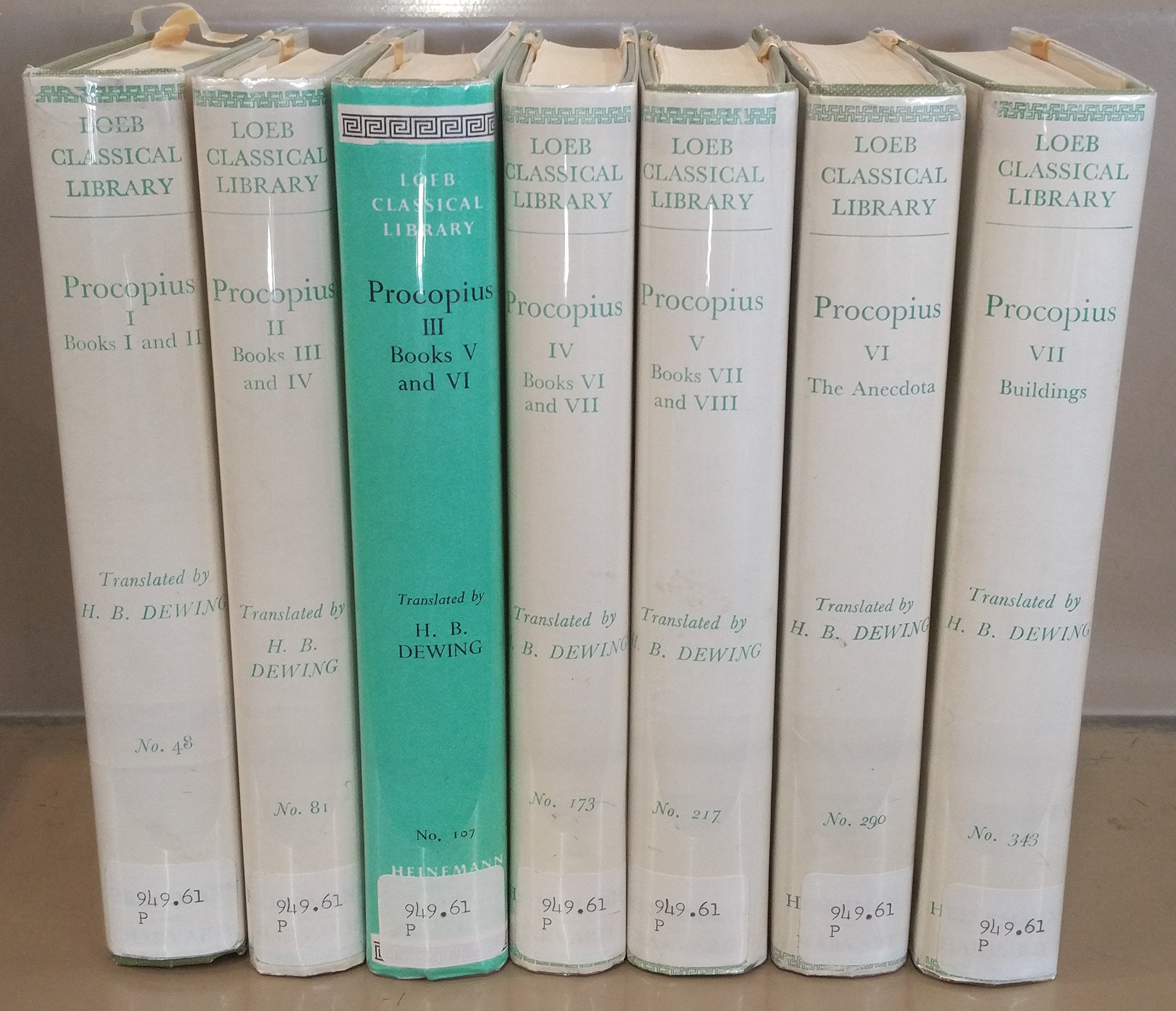 Procopius. Complete Collection in Seven Volumes by Procopius | Goodreads