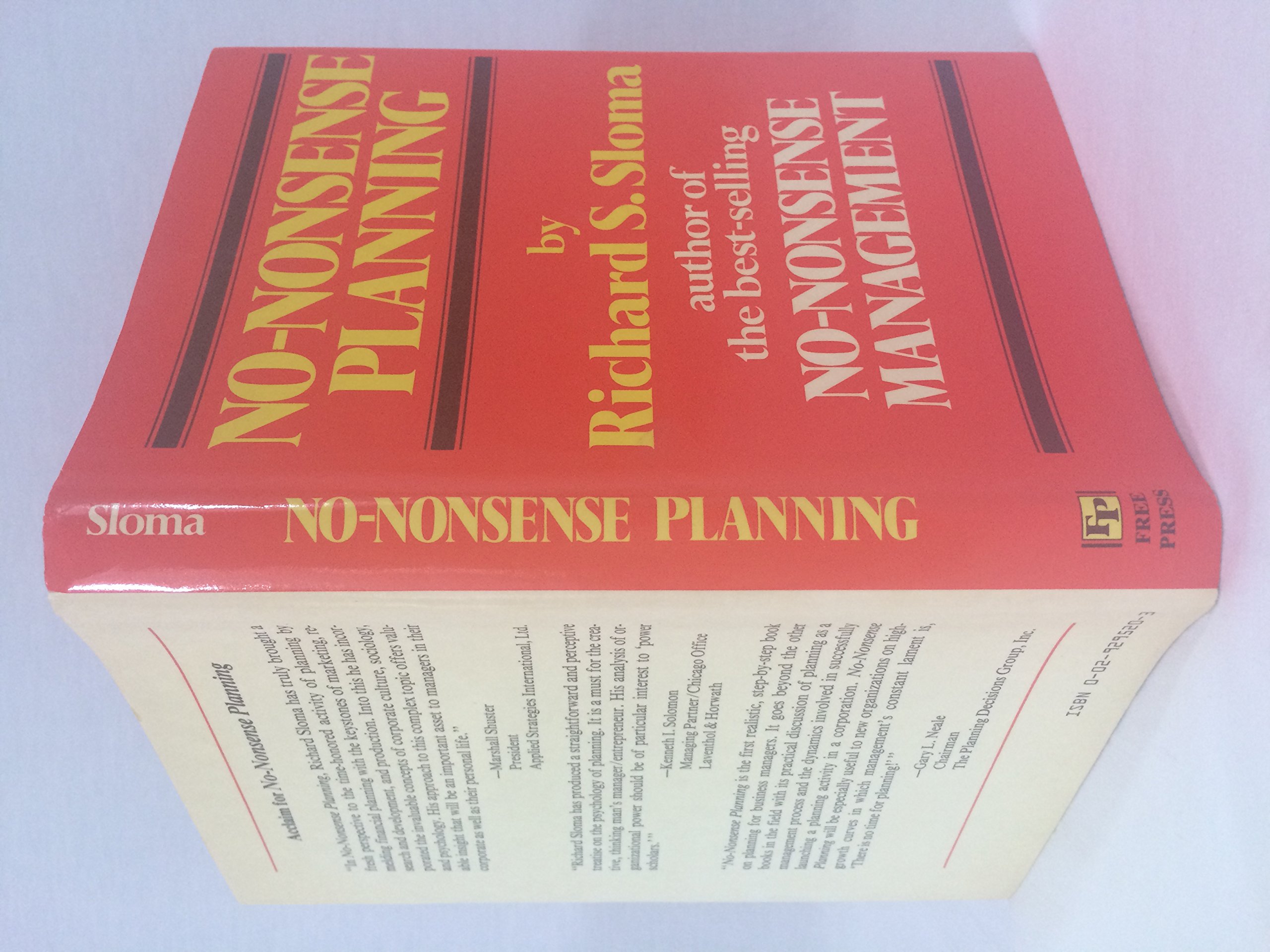 No-Nonsense Planning by Richard S. Sloma | Goodreads